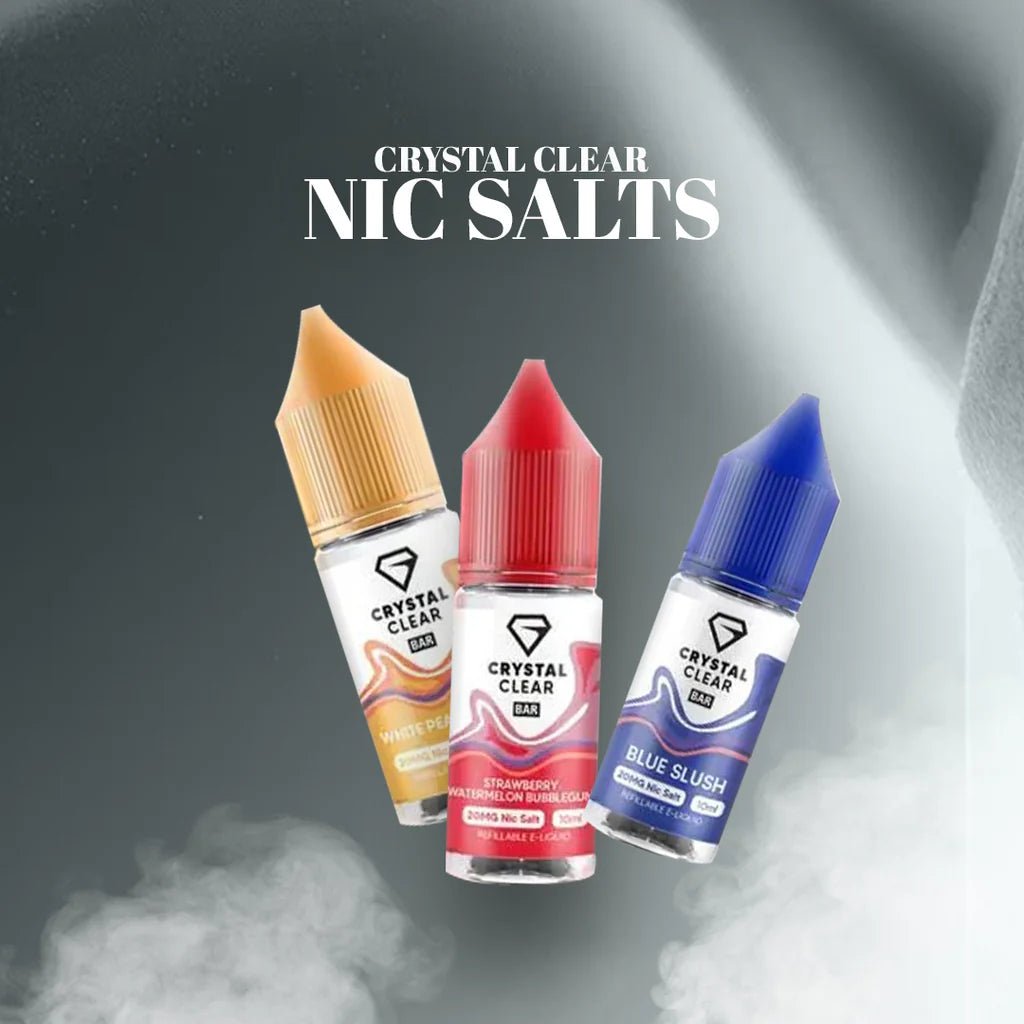 Discover the Pure Pleasure of Crystal Clear Nic Salts– Mcr Vape Distro